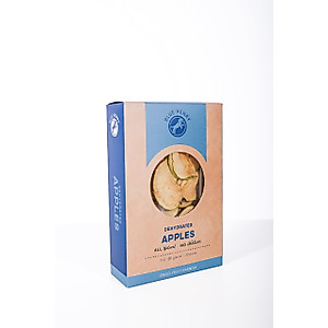 BlueHenry Dehydrated Apple Fruit Garnish Slices - 3oz - 30+ Apple chips - Made in USA - All Natural - Vegan, Gluten Free - For Cocktails, Baking, Snacks