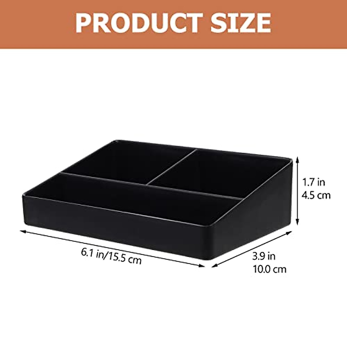 Kitchen Tea Bag Countertop Holder: Coffee Organizer Coffee Creamer Sugar Storage Box Stand Coffee Condiment Tray