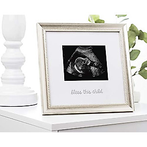 Lil Peach Bless This Child Keepsake Frame, Thoughtful Gifts, Gift For New Parents, or Addition to Baby Registry, Silver