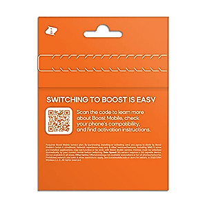 Boost Mobile Prepaid SIM Card | Unlimited Talk & Text | 3 Month 5 GB Data Plan for Unlocked Cell Phones | Pay As You Go I No Contracts