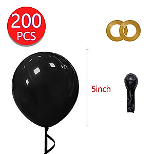 5 Pieces Halloween Balloons Large Size Halloween Mylar Foil Balloon kit Pumpkin Ghost Spider Bat Giant balloon for Halloween Party Terror Decorations