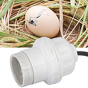 AUHX Uvb Reptile Light, Reptile Heat Lamp ABS Plastic Durable Impact Resistant High Temperature Resistant for Turtles for Lizards for Hatching(US Plug 110V)