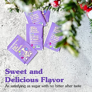 NuNaturals White Stevia Powder, All Purpose Natural Sweetener, Sugar-Free, 100 Packets