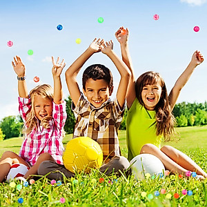 Sumind 100 Pcs Small Bouncy Balls in Bulk Rubber High Bouncing Balls Mini Bouncy Balls for Birthday Party Favors Gift Game Prizes Vending Machines Fillers Outdoor Activities(0.78 inch)