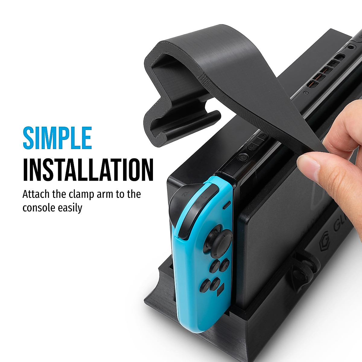 Glistco Dock N' Lock Compatible with The Original Nintendo Switch and Switch V2