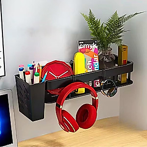 Generic Cozei Multi-Purpose Adhesive Shelf, Drill-Free Organization Shelf, Black