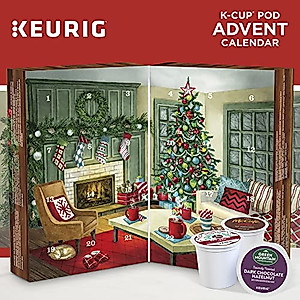 Keurig Advent Calendar Variety Pack, Single Serve K-Cup Pods, 24 Count