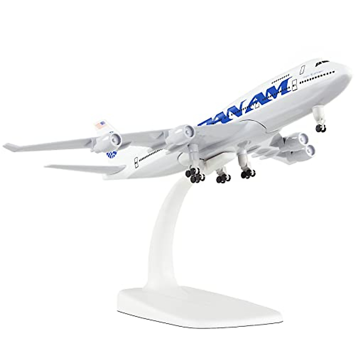 Busyflies 1:300 Scale American Panam Airlines 747 Airplane Models Alloy Diecast Airplane Model