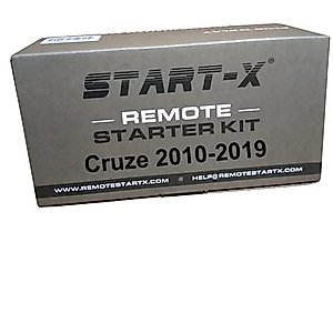 Start-X Remote Starter for Chevrolet Cruze 2010-2019 Key Start || 3 X Lock to Remote Start