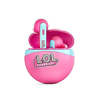 L.O.L. Surprise! Wireless Earbuds for Kids w/ 3D Stereo Sound & Built-in Mic