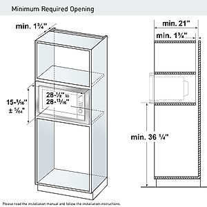 Panasonic NN-TK73LSS 30-inch Trim Kit for 1.6 cu ft Microwave Ovens, Stainless Steel