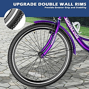 Barbella Adult Tricycles, 7 Speed Adult Trikes 20/24/26 inch 3 Wheel Bikes, Cruise Bike with Basket for Seniors, Women, Men for Recreation, Shopping, Exercise, Multiple Colors