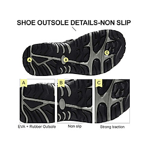 CAMEL CROWN Comfortable Hiking Sandals for Women Waterproof Sport Sandals for Walking Beach Water with Arch Support