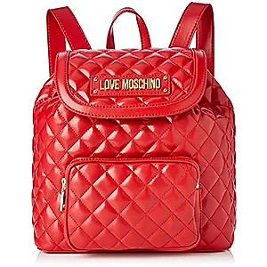 Love Moschino Quilted Nappa Pu, Women’s, Red (Rosso), 15x10x15 cm (W x H L)