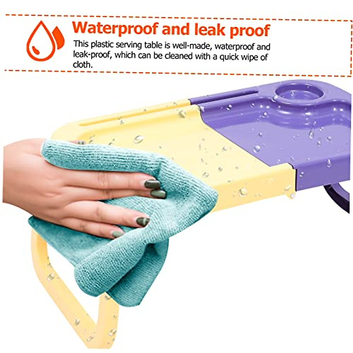 MAGICLULU Folding Computer Desk Tv Tables Breakfast Tray Night Stand Tray Breakfast Bed Tray Picnic Storage Standing Holder Breakfast Serving Tray Laptop Folding Desk Laptop Desk Snack Tray