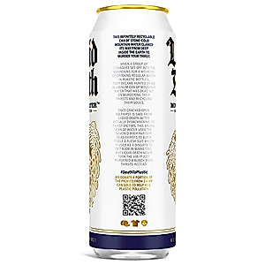 Liquid Death, Still Mountain Water, Real Mountain Source, Natural Minerals & Electrolytes, 8-Pack (King Size 19.2oz Cans)