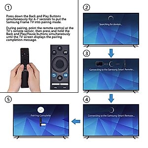 Voice Replacement for Samsung-Smart-TV-Remote, BN59-01298A BN59-01298D BN59-01266A for Samsung Remote Control for Smart TV with Voice Function for Samsung Smart Curved Frame QLED LED LCD TVs