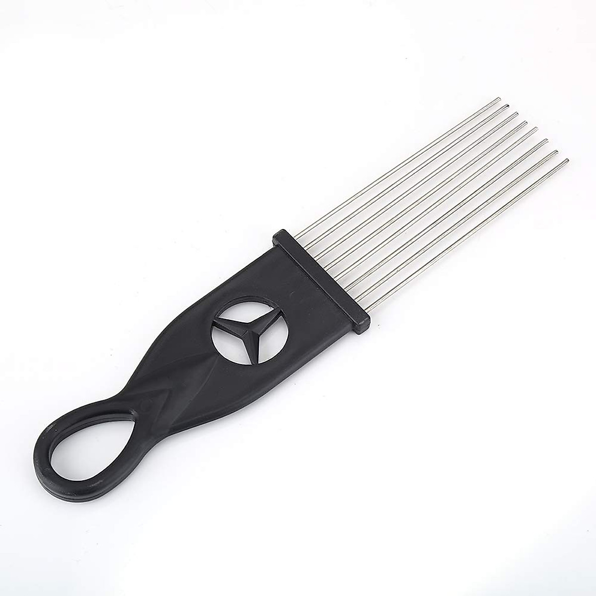 Alomejor Professional Guiro, 5 x 12.8'' Stainless Steel Guiro Shaker with Scraper Percussion Instrument