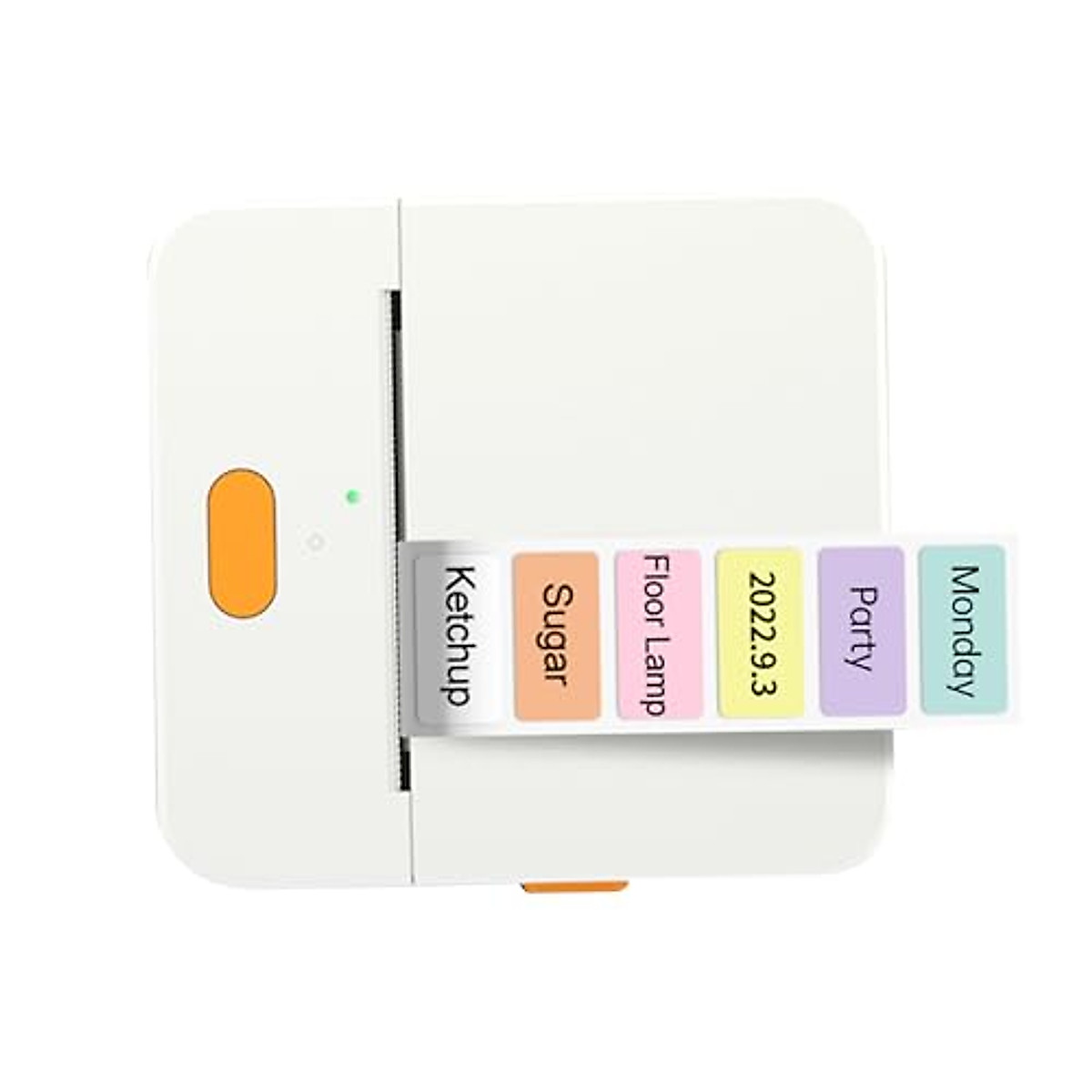 Yosoo Receipt Printer, Receipt Printers 57mm with 50 * 30mm/200 Label Stickers Thermal Receipt Printer for Easy and Clear Printing (White)