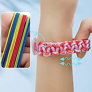 PREPOP Friendship Bracelet String Making Kits - Popular Toys for 7 8 9 10 11 12+ Year Old Girls, DIY Arts and Crafts Bracelets Maker Activities Supplies, Best Birthday Gifts Ideas Age 6-12 yr Girl
