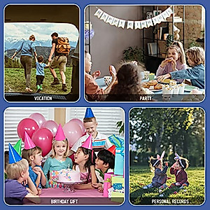 Digital Camera, Kids Camera for Teens Boys and Girls, 48MP 2.7K Digital Camera with 16X Digital Zoom, 32 GB SD Card and 2 Batteries Included (Blue)