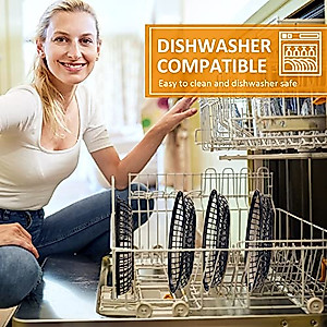 Fast Food Baskets 100 Pcs 8.9 x 5.5 Inch Plastic Baskets for Food Oval Fry Basket Black Chip Basket Reusable Bread Baskets Fry Oval Serving Tray for Restaurant Supplies Hot Dog Deli Serving Chicken