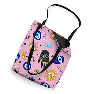 Pattern Evil Eye Charm For Protection Pattern Evil Eye 2024 Tote Bag