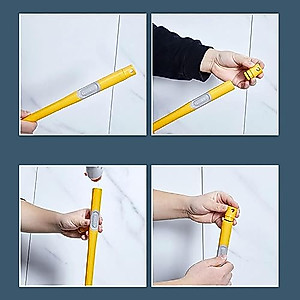 Creative Toilet Brush Hydraulic Silicone Toilet Cleaner Brush Wall Mount Floor Dual Use Toilet Bowl Brush and Stand Set