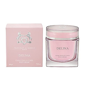 PARFUMS de MARLY - Delina Body Cream - 6.7 Fl Oz - Ancillaries for Women - Top notes Rhubarb, Lychee, Bergamot Essence - Heart notes Turkish Rose, Peony, Vanilla - Base notes Cashmeran, Musk - 200ml