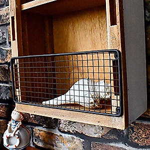 Wood Boat Shelf Standing Boat Decor, Decorative Bookshelf Boat Shelves Nautical Wall Hanging Boat for Beach Theme Bathroom Living Room Baby Nursery Floor Tabletop Coastal Farmhouse Lake House Decor