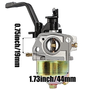 LIYYDS Carburetor Kit Compatible with Powerhorse 208CC 6HP 6.5HP 7HP EZ-PH45749-CA 3000 PSI Power Pressure Washer 157711 166111 1577110 157711C.1 2.5GPM 1800 2200 3100 4000 Watt Generator