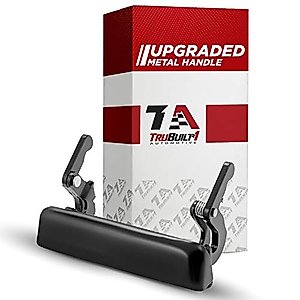 Tailgate Door Handle Assembly - Compatible with 1987-1998 Ford F-Series, 1993-2003 Ford Ranger; 1994-2010 Mazda B-Series Trucks - Textured Metal - OEM F87Z-9943400-AAF, 79603, FO1915103
