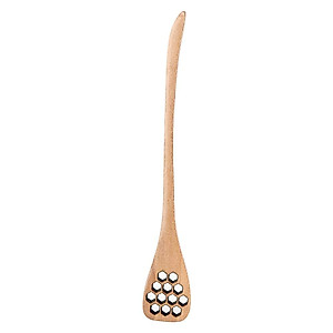 3Pcs Bionic Wood Honey Dipper 7" Mixing Spoon Sets with Long Handle Reusable Drinks Stirring Rod for Coffee Milk and Tea