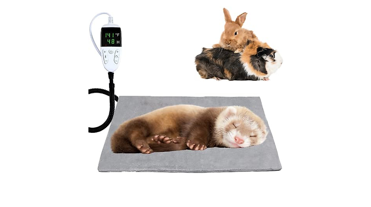 HAICHEN TEC Small Animal Heating Pad - Electric Pet Heated Mat Auto ...