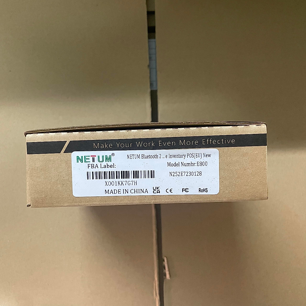 NETUM Bluetooth 2D Barcode Scanner, 3-in-1 Small Portable QR Bar Code Reader Automatic Wireless Gun Scan Back Clip Work with Tablet iOS Android Windows MacOS for Warehouse Inventory POS - E800