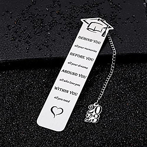 2023 Graduation Gifts for Him Her Bookmark Christmas Stocking Stuffers High School College Graduation Gifts for Son Daughter Women Men Nurse Class of 2023 Grad Gifts for Master Senior Students