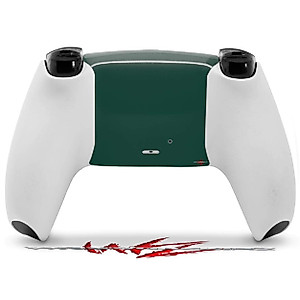 WraptorSkinz Skin Wrap compatible with Sony PS5 DualSense Controller Solids Collection Hunter Green (CONTROLLER NOT INCLUDED)