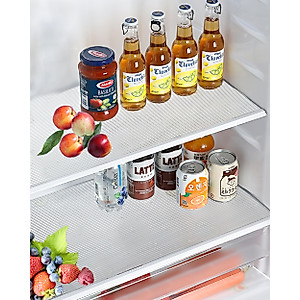 Cabinet Liners for Shelves No Slip Waterproof Refrigerator Drawer Liner 12 Inch Wide X 20 Ft Wide Non Adhesive Clear Shelf Liner for Pantry Cupboard Closet Kitchen Bathroom