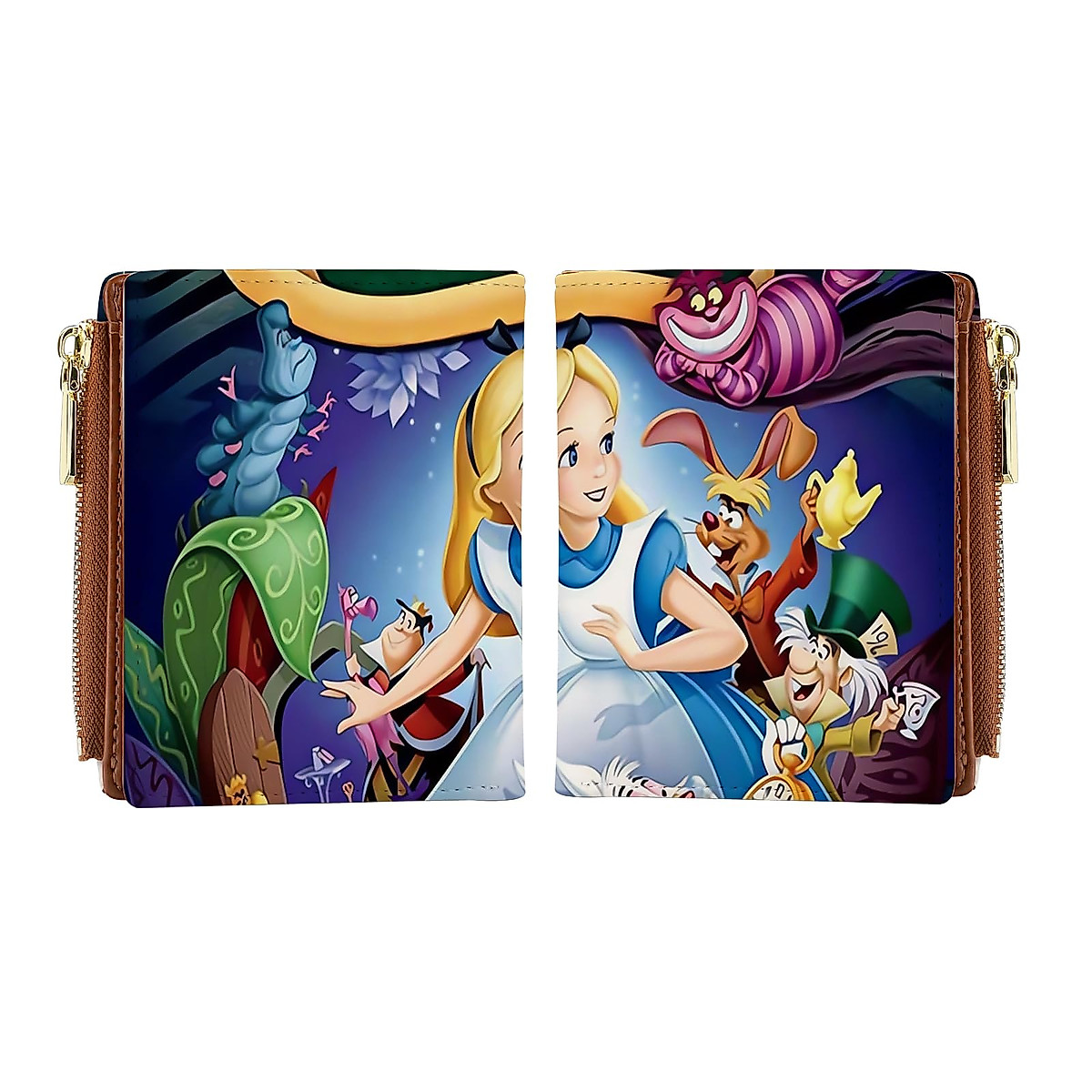 KBVWHW Cartoon Animation Faux Leather Wallet|Alice Fans Gift TV Movies Lover Gifts Birthday Graduation Christmas Gifts for Daughter Girls (alice)