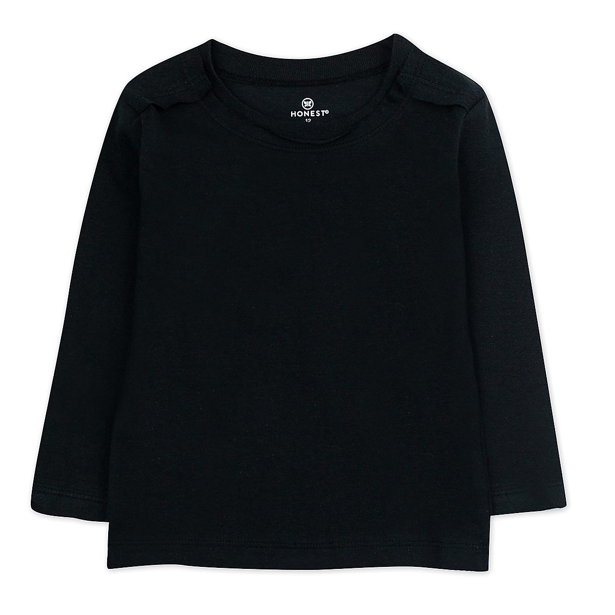 HonestBaby Baby 5-Pack Long Sleeve T Shirts 100% Organic Cotton for Toddler, Little Kids Boys, Girls, Gray Ombre, 18 Months