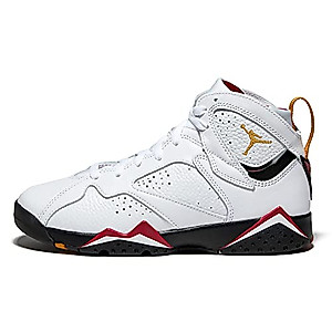 Jordan Air 7 Retro BG (Big Kid) White/Black/Cardinal Red/Chutney 4 Big Kid M
