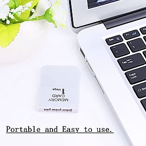Memory Card Portable 1MB Memory Card Stick for Sony PS1 Compatible with Any One Games White [video game] [video game]