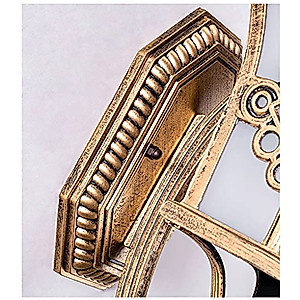 SHIJIANX Solar Lights Outdoor Solar Wall Lantern, Dusk to Dawn Decorative Led Wall Sconce Light Fixture with No Wiring Required -Solar Wall Light-Smart Home Outdoor Waterproof Garden Light