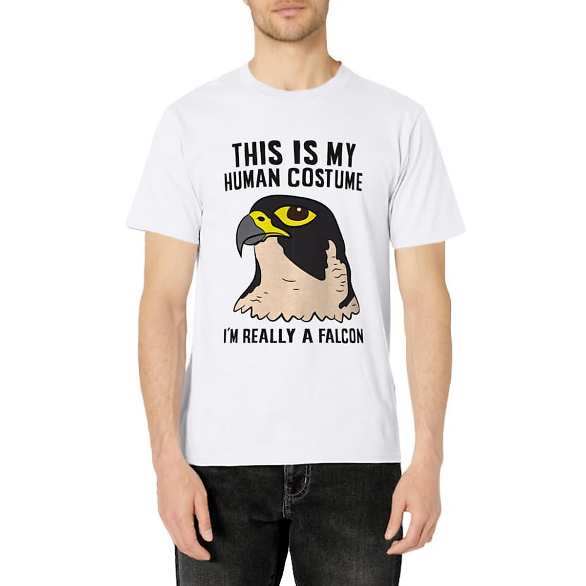 Falcon Costume This Is My Human Costume I'm Really A Falcon T-Shirt