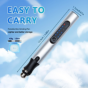 PTUI Electric Engraving Pen with 36 Bits, USB Rechargeable Cordless Engraving Machine, Portable DIY Rotary Engraver for Jewelry Wood Glass Stone Carving