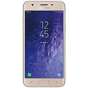 Samsung Galaxy J3 Star 16GB J337T 5.0" HD Display Android 8.0 4G LTE T-Mobile Smartphone - Gold (Renewed)