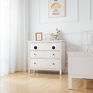 2 Pcs 7.5 Inches Giant Wiggle Eyes Plastic Large Wiggle Eyes with Self Adhesive for DIY Craft Decorations Chritsmas Tree Party Decorations