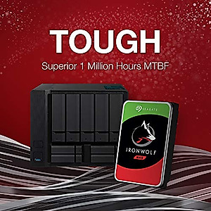 Seagate IronWolf 4TB NAS Internal Hard Drive HDD – CMR 3.5 Inch SATA 6Gb/s 5900 RPM 64MB Cache for RAID Network Attached Storage – Frustration Free Packaging (ST4000VNZ08)