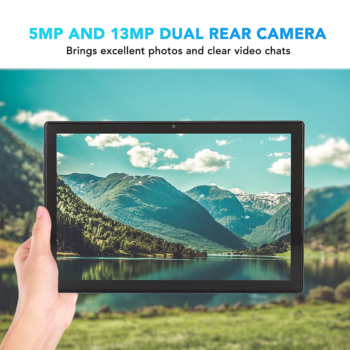 ASHATA 10.1 inch Tablet for Android 8.1, 4G Net Tablet Talkable, 2.4G 5G WiFi, 8 Core CPU, 2GB RAM 32GB ROM, 5MP 13MP Camera, 4000mAh, 4G Calling Tablet, Dual Card Dual Standby (Gold)