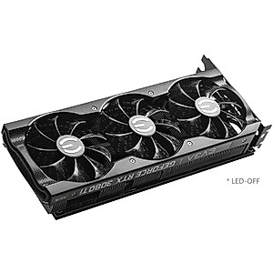 EVGA GeForce RTX 3080 Ti XC3 ULTRA GAMING, 12G-P5-3955-KR, 12GB GDDR6X, iCX3 Cooling, ARGB LED, Metal Backplate